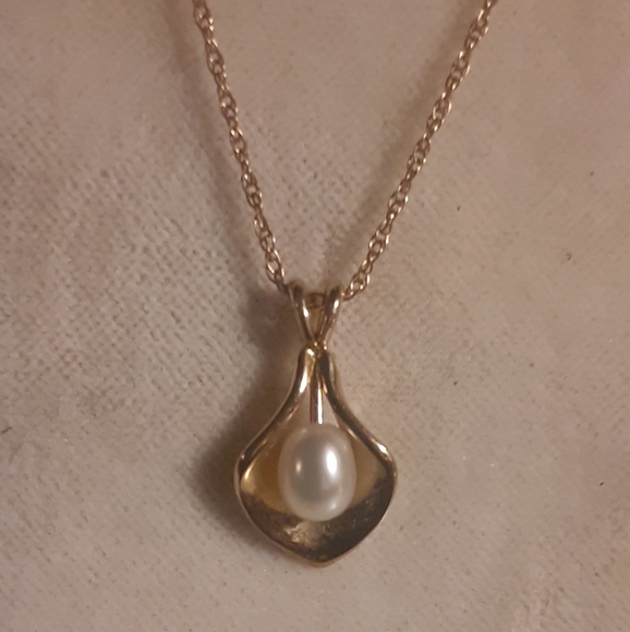 B.A.B | Jewelry | Baballou 4k Akoya Pearl Pendant On 14k Chain C197 | Poshmark